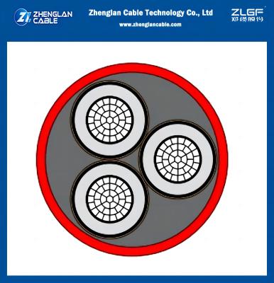 China MV 12/20kVCopper / Aluminum N2XS2Y NA2XS2Y XLPE Insulation with PE sheath Distribution cables  DIN VDE 0276-620 for sale