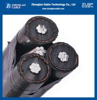 China Circular Compacted Stranded H68 Aluminium Phase Conductor 12.7/22kV Screened MV ABC Cable for Aerial Bundled Cables for sale