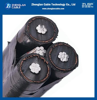China Circular Compacted Stranded H68 Aluminium Phase Conductor 12.7/22kV Screened MV ABC Cable for Aerial Bundled Cables for sale