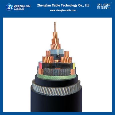 China 6/10KV Cu/SC/XLPE/SC/CTS/PVC/SWA/PVC 3x95mm2 Medinum Voltage Power Cable for sale