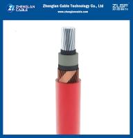 China AL/SC/XLPE/SC/CWS/PVC/CTS/PVC1x240/25mm2 IEC 60502-2 8.7/15KV Copper Wire Shield + Copper Tape Shield Sheath Red Medium Voltage Power Cable for sale