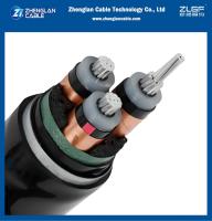 China Aluminum power cable Medium voltage cable 8.7/15kv AL/XLPE/CTS/PVC/STA/PVC 3x70mm2 IEC 60502-2 for sale
