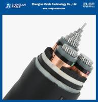 China 8.7/15kv 3 core medium voltage Power cable copper tape shield steel tape armored 3x300mm2 IEC 60502-2 for sale