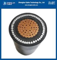 China 19/33kv Medium Voltage Power Cable AWA Armored Cable 1x240mm2 CU/SC/XLPE/SC/CWS/PVC/AWA/PVC IEC 60502-2 for sale