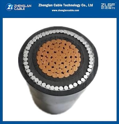 China 19/33kv Medium Voltage Power Cable AWA Armored Cable 1x240mm2 CU/SC/XLPE/SC/CWS/PVC/AWA/PVC IEC 60502-2 for sale