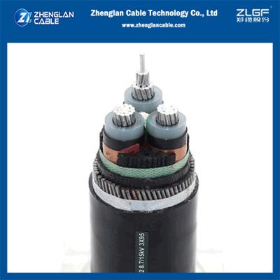 China 12/20KV 3x70mm2 aluminum core copper tape screened swa armored pvc sheathed MV cable(LXHIRV) IEC60502-2 for sale