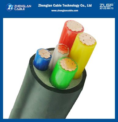 China 0.6/1kV 3+2 Cores XLPE Insulated PVC Sheathed Unarmoured Copper Cable IEC 60228 IEC 60502-1 for sale