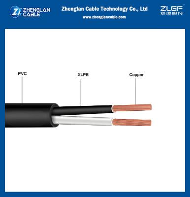 China 0.6/1kv XLPE Insulated PVC  Sheath 1~5 Cores RV-K  Copper Flexible Electrical Wire Cable for sale