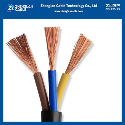 China Multicore Flexible Cable PVC Insulated PVC Sheathed IEC60227/BS EN 50525-2-11 3x2.5mm2 H05VV-F for sale