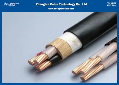 China 3 Core 25mm2 Fire Resistant Cables / Rated voltage: 0.6kv/1kv  / XLPE Insulation PVC Jacket Cable for sale