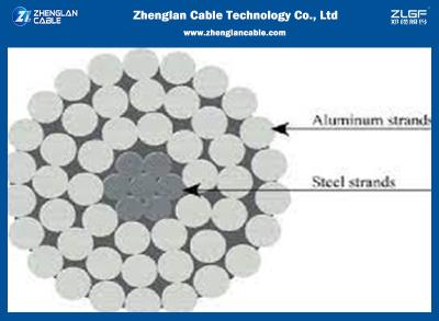 China ACSR Skunk Bare Aluminum Conductor AL-12/3.6mm St-7/3.6 Mm EN50182 for sale