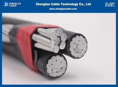 China 0.6 - 1KV XLPE Aluminium Overhead Power Cables With Lighting Conductor for sale