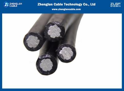 China 0.6/1kv 4 core 95sqmm Overhead Bunched Cable AL/XLPE AS /NZS 3560-1 Standard for sale