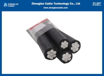 China ABC 0.6/1kv Overhead Insulated Cable AAC/XLPE+AAAC/XLPE 3Cx35+NA25sqmm for sale
