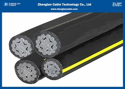 China Aluminum Duplex Triplex Quadplex XLPE Aerial Bundled Cables for sale