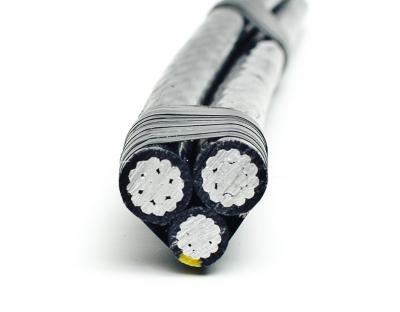 China 0.6/1kV 2Cx25 NA 1Cx25mm2 Overhead Insulated Cable Aerial Bundled Cable Transmission for sale