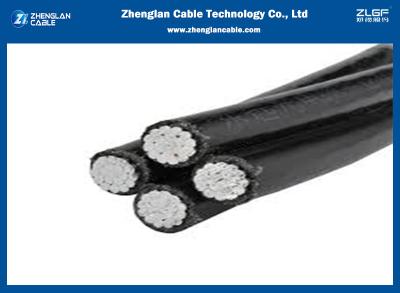 China AAC/XLPE AAAC/XLPE 3Cx25 1x16 NA 1Cx25mm2 Aerial Insulated Cable Overhead for sale