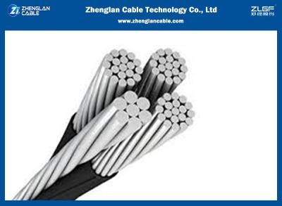 China AAC/XLPE AAAC/XLPE Aerial Overhead Insulated Cable 3Cx120sqmm 1Cx25mm2 for sale