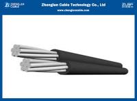 China 0.6/1kV ABC 2C*75sqmm Overhead Insulated Cable ISO 14001 2005 AAC/XLPE+AAAC/XLPE for sale