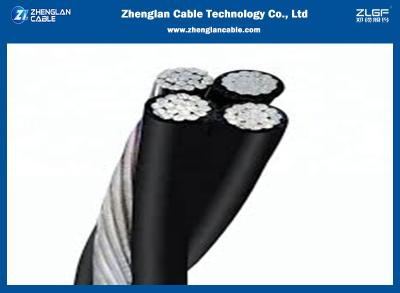 China AAC/XLPE AAAC/XLPE Aerial Insulated Cable Overhead 3Cx95NA 1Cx50mm2 for sale