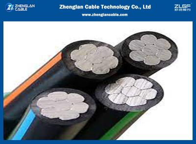 China 0.6/1KV PVC XLPE Overhead Insulated Cable 2 Core 4 Core 3 Core IEC60502-1 for sale