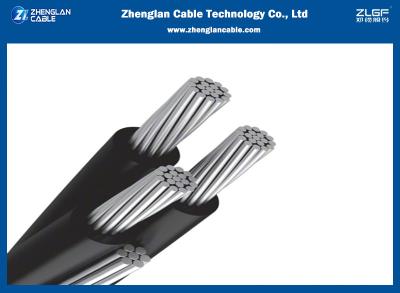 China Low Voltage Aerial Bundled Conductor 4 Core 95mm XLPE Insulated Electrical Cable ABC for sale