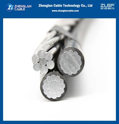 China 1kv Duplex Service Drop Aluminum Conductor Overhead Insulated ABC Cable for sale