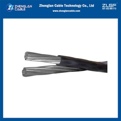 China Duplex Service Drop Cable Shepherd 1x6awg Aerial Bundled ICEA S-76-474 for sale