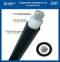 China XLPE Insulated Tree Wire Overhead Cable With 15KV 25KV XLPE / HDPE 3Layer for sale