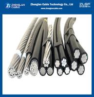 China 0.6 / 1KV Overhead Insulated Cable Phase Conductor AAC / XLPE / PE ASTM ABC for sale