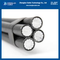 China AL/XLPE Quadruplex Overhead Service Cable Aerial Bundled Cable 4X35MM2 for sale