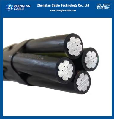 China 0.6/1kv Overhead Insulated Cable AAC/XLPE+AAAC/XLPE 3Cx50+1x50sqmm ABC Cable for sale