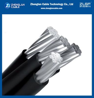 China Overhead Insulated Cable 3Cx16+1x16sqmm AAC/XLPE+AAAC/XLPE 0.6/1kv ABC Cable for sale