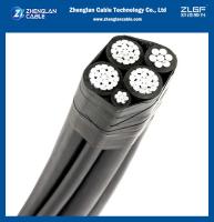 China AL/XLPE Insulation Low Voltage Aerial Bundle Conductor ABC Cable 3x25 54.6 16mm2 NFC 33-209 for B2B Purchasing for sale
