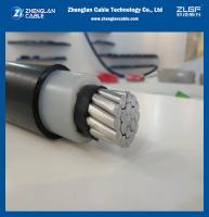 China Overhead Insulated Cable 15kV 25KV 35KV 3Layer AAC Conductor XLPE Insulation HDPE Outer Jacket Tree Wire for sale