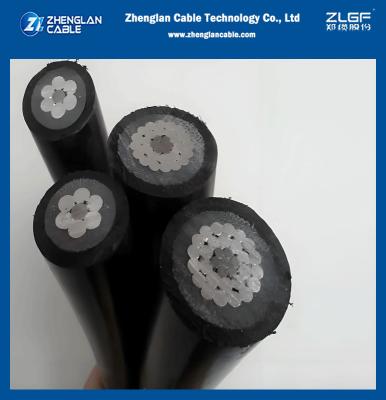 China 15KV 25KV 35KV Rated Voltage Phase Conductor Circular Stranded Rounded Compacted Aluminum Conductor With HDPE Outer Layer for sale