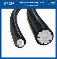 China 2*16mm2 Overhead AAC Conductor XLPE Insulation Aluminum Wire Twisted ABC Cable for sale