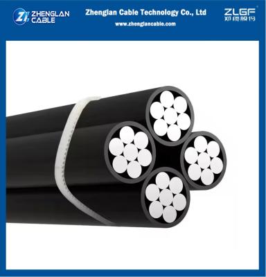 China Overhead Insulation Cable LV Cable 0.6/1kv 2x25+16+NA25mm²IEC60502-1CAAI CABLE AUTOPORTANTE De ALUMINIO for sale