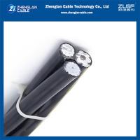 China 1KV ABC Cable Triplex AAC/XLPE+ACSR/XLPE 2x2AWG+2AWG ASTM S76-474 for sale