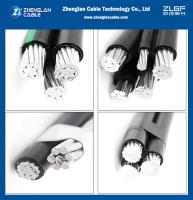 China Overhead Insulated Cable XLPE 0.6/1kV NFC 33-209 AAC/XLPE+ AAAC /XLPE 3X70mm2+54.6mm2 for sale