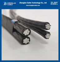 China 0.6/1kV Overhead Insulated Cable NFC 33-209 Standard XLPE 3X25mm2+54.6mm2 for sale