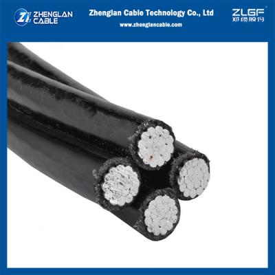 China 4x70mm2 0.6/1KV AAC/XLPE (LXS) Aerial Bundled Cable NFC 33-209 Overhead Insulated Cable for Energy Distribution for sale