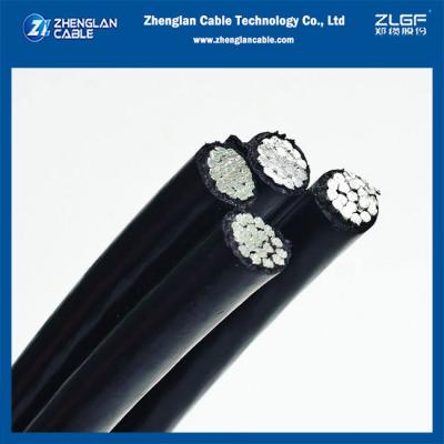 China 0.6/1KV SANS1418-1 Aerial Bundled Cable with Aluminium Alloy Supporting Core Overhead Insulated Cable for sale