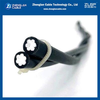 China 2x16mm2 XLPE Insulated Aerial Bundled Cable ABC Overhead Insulated Cable SANS 1418 Preassembled cable for sale