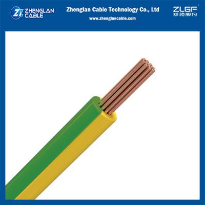 China Earth wire Green, Green/Yellow H07V-R 450/750V CU/PVC 25mm2 IEC60227 for sale