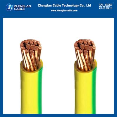 China 35mm2 Grounding Wire Earth Cable with 450/750V Rating and Oxygen-Free Copper Conductor for sale
