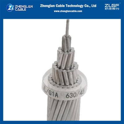 China AC Conductor 35/6.2mm2 Aluminum Conductor Steel Reinforced Gost 839 for sale