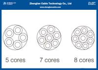China Copper Multi / 5 Cores Control Cable / Armoured Cable IEC 60502 Standard PVC / XLPE Insulated for sale