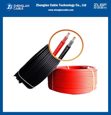 China Waterproof 1.5kv Photovoltaic Solar Cable Tinned Copper for sale