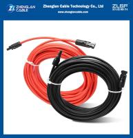 China Cu Solar Pv Cable Dual Cores 2.5mm 4mm 6mm 10mm for sale